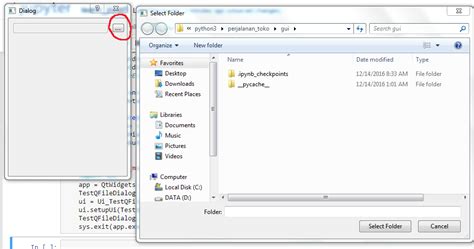 python 3 x pyqt5 retrieve folder directory and set it in lineedit