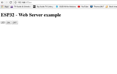 a basic esp32 web server example esp8266 learning