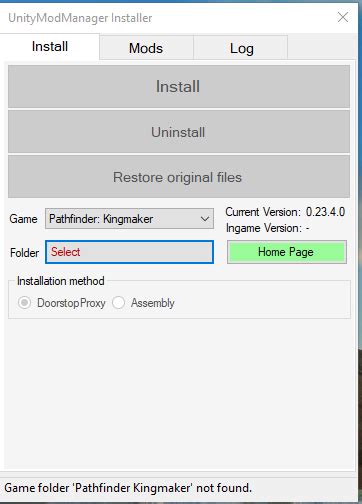 unity mod manager ctrl f10 not working r pathfinder kingmaker