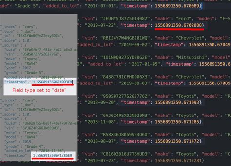 how to create a timestamp field for an elasticsearch index objectrocket