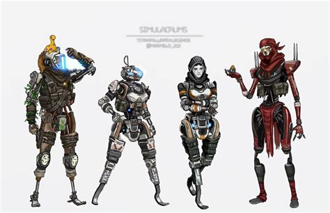 Revenant Nessie Ash Pilot Stim Pilot And 1 More Apex Legends And
