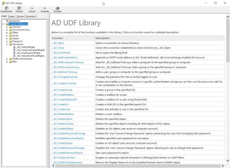 ad active directory udf automation autoit forums