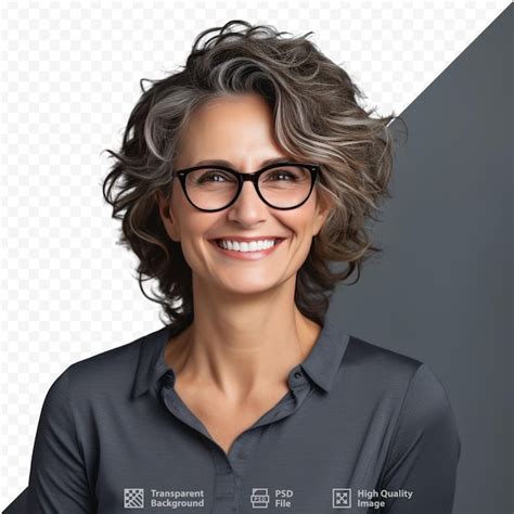 Premium Psd A Woman Wearing Glasses And A Shirt With The Words