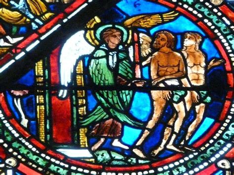 Photos De Vitraux Adam Et Ève Chassés DÉden
