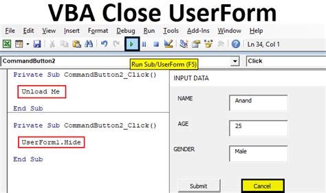 excel userforms for data entry