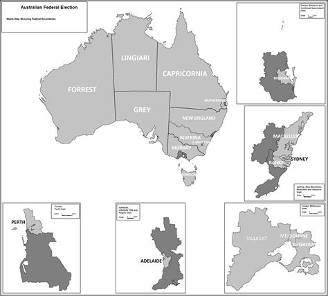 Map Of Australian Electoral Divisions 2nd Federal Election Australiasim