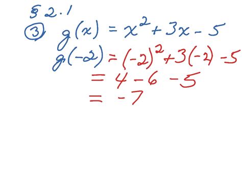 Evaluate Function For Given Value Math Algebra Functions Function