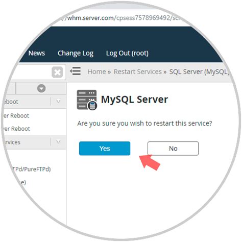 start stop or restart mysql service on linux windows or