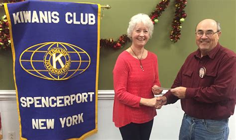 Kiwanis Club Of Spencerport Donates Funds To Cartons For Christmas