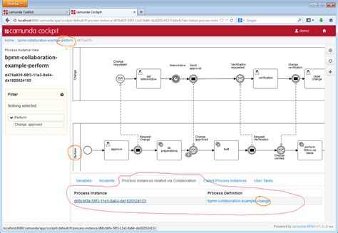 monitor collaborating executable bpmn 2 0 processes in cockpit camunda