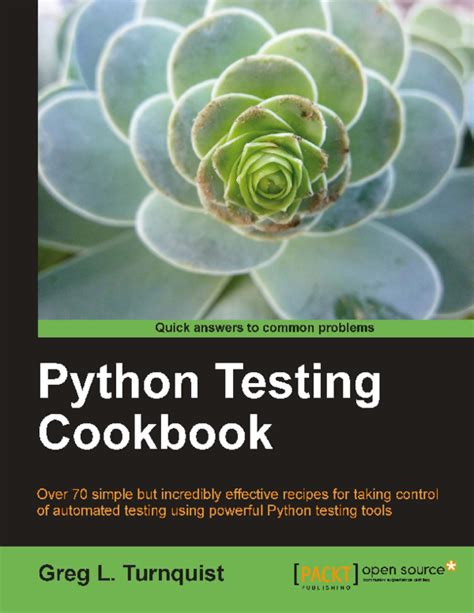 pdf turnquist greg l python testing cookbook 2011 isromi