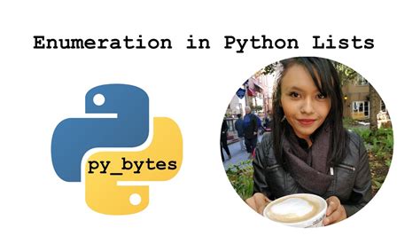 enumeration in python lists youtube