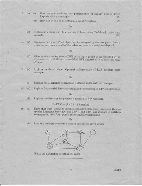 anna university cp 5151 advanced data structures and algorithms april