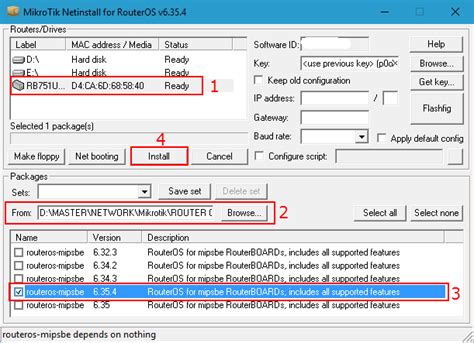 tutorial cara install mikrotik dengan netinstall kumpulan tutorial