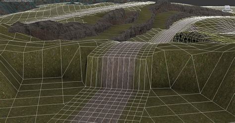 3ds max roads and terrain — polycount