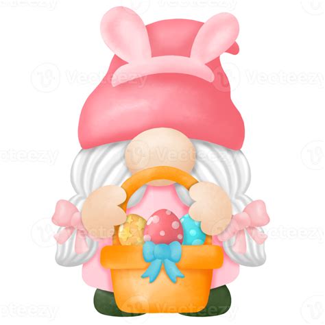 Gnomes Easter Watercolor Clipart 9693928 Png