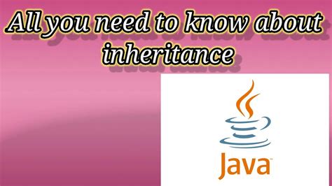 inheritance in java types of inheritance java