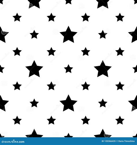 Seamless Stars Pattern Stock Vector Illustration Of Decorative 120366435