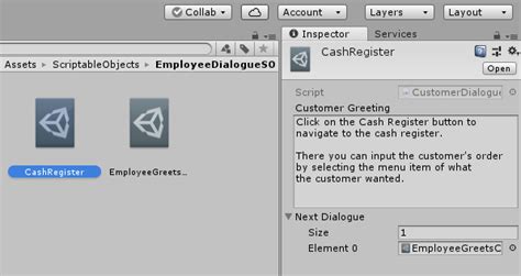 using unity s scriptable object system pizzaria project part 2