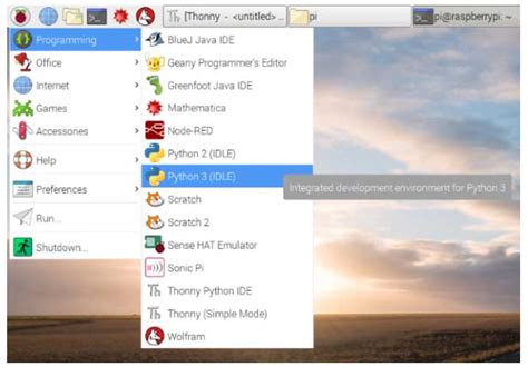 how to run python programs on a raspberry pi