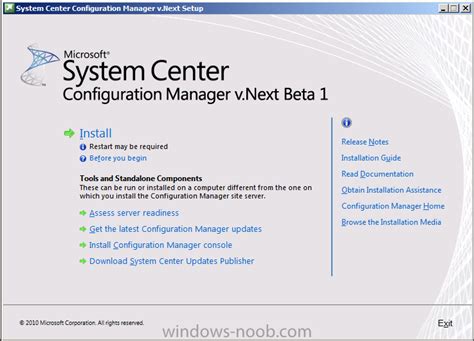 using vnext in a lab part 1 installation configuration manager