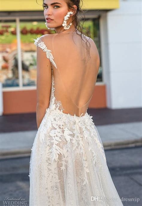 Rhinestone Mermaid Wedding Dress Bridal Dress With Detachable Train