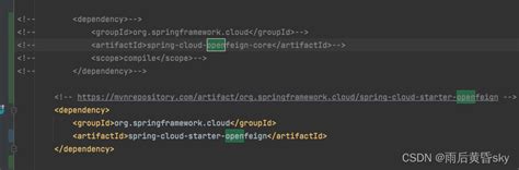 springcloud项目，启动报错feign request options java lang noclassdeffounderror