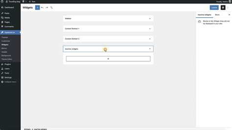 managing widgets learn wordpress