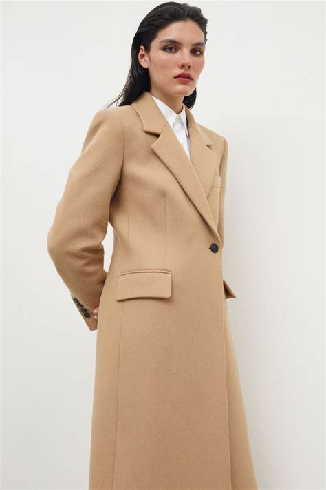 Zara Wool Blend Coat Wool Coat Women Wool Blend Coat Coats For Women