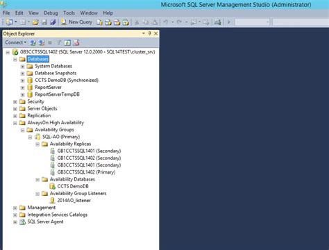 configuring high availability alwayson on microsoft sql