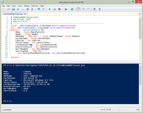 combine automation tasks by using powershell objects scripting blog