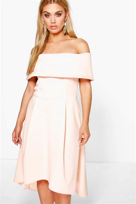 Boohoo Womens Plus Elizabeth Double Layer Midi Dress