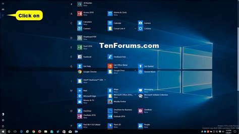 all apps in start menu open and use in windows 10 windows 10 tutorials