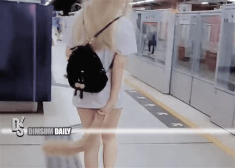 Woman Wearing Fox Tail Anal Plug Sex Toy Spotted In Mtr Station
