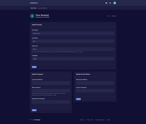 pterodactyl theme kunefe dark and modern pterodactyl