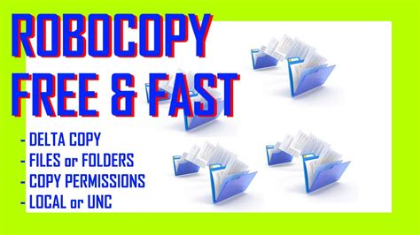 easy how to use robocopy to copy files folders shares and permissions