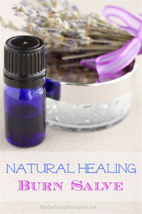 Natural Healing Burn Salve With Images How To Heal Burns Natural