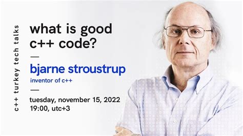 what is good c code bjarne stroustrup youtube