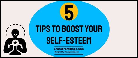 5 Tips To Boost Your Self Esteem Personal Development