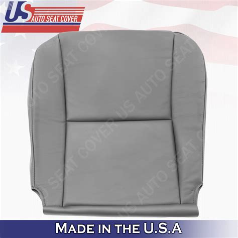 Fits 2005 2006 Toyota Tundra Sequoia Bottoms Leather Seat Cover Gray