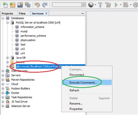 java crear tabla mysql desde netbeans