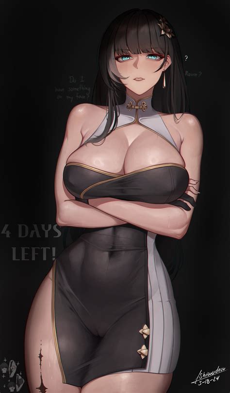 Rule 34 1girls Baizhi Wuthering Waves Black Hair Blue Eyes Cameltoe