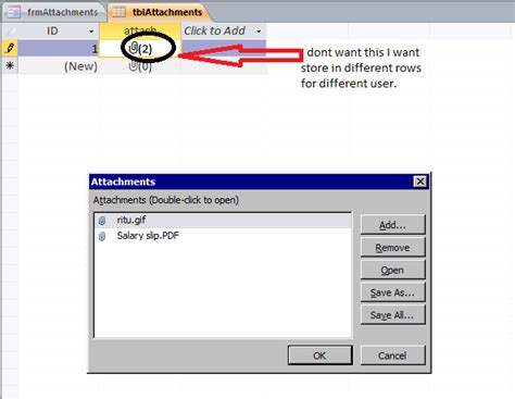 vba attaching and then storing it in table ms access stack overflow