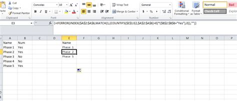 [solved] concatenate values from a range based on a lookup excel formula