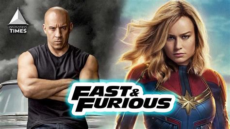 Fast X Vin Diesel And Brie Larson Embrace In New Bts Photo
