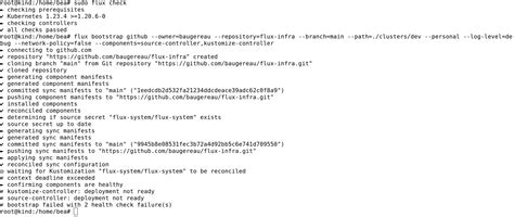 boostraping flux infrastructure failed — linux foundation forums