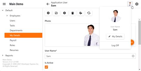 assign an image to a user expressapp framework devexpress documentation