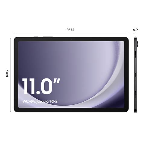 Samsung Galaxy Tab A9 11 Sm X216 64 Go Anthracite 5g Tablette