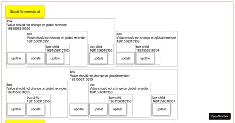 react global re render codesandbox