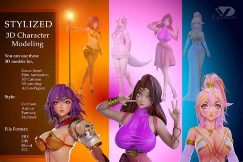 Model Your Stylized Anime 3d Character In Blender For 100 Freelancer